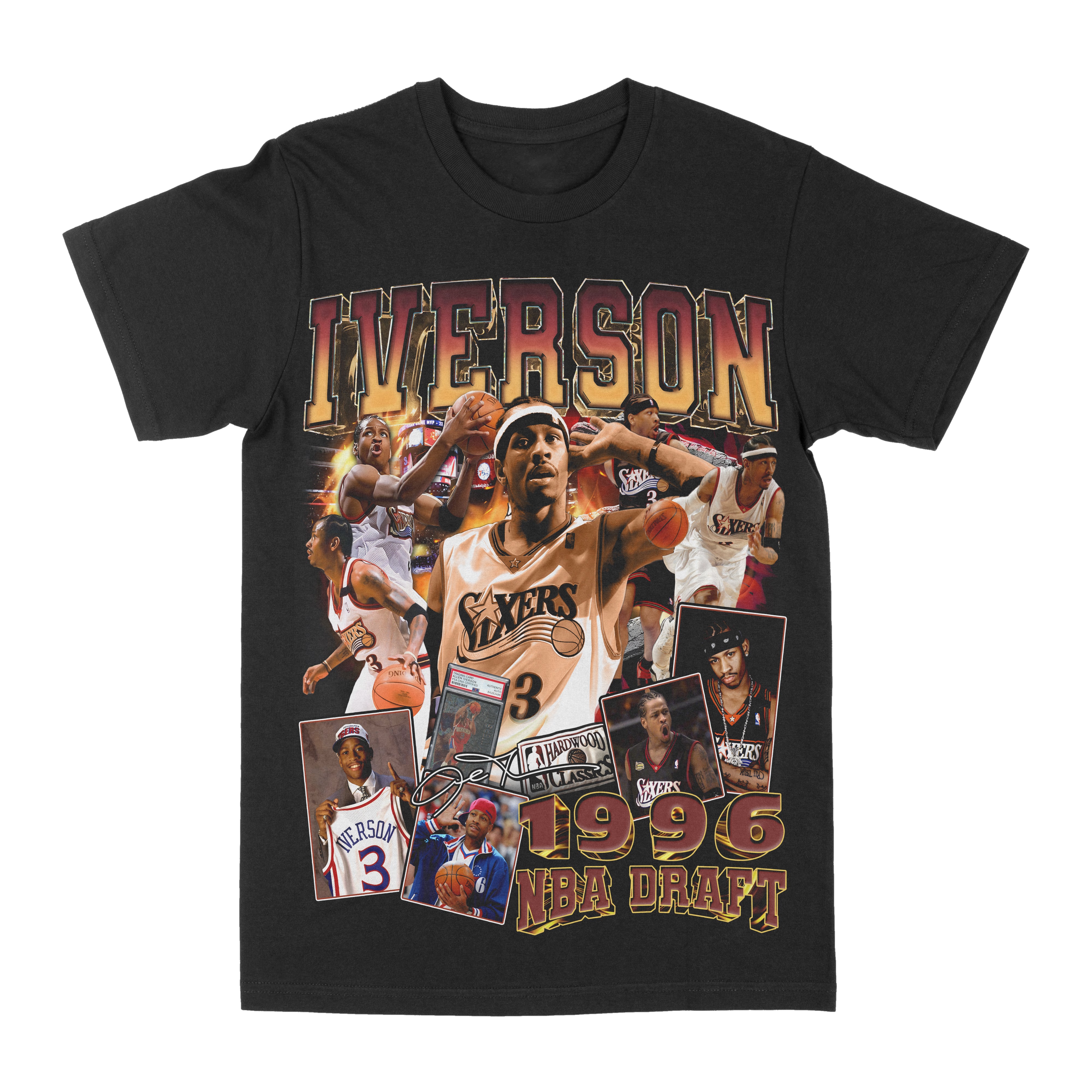 Allen Iverson "96 Draft" Graphic Tee