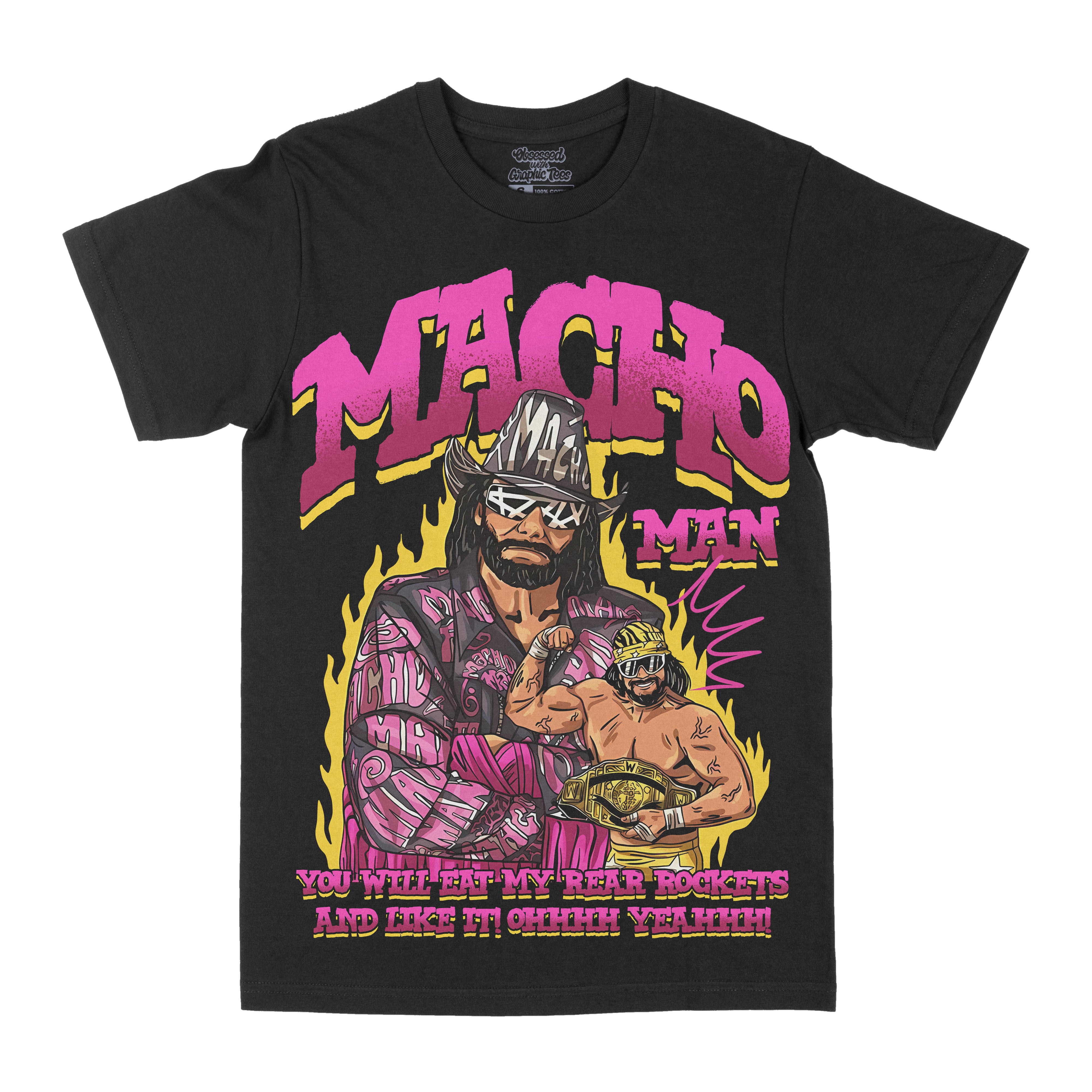 Macho Man "Rear Rockets" Graphic Tee