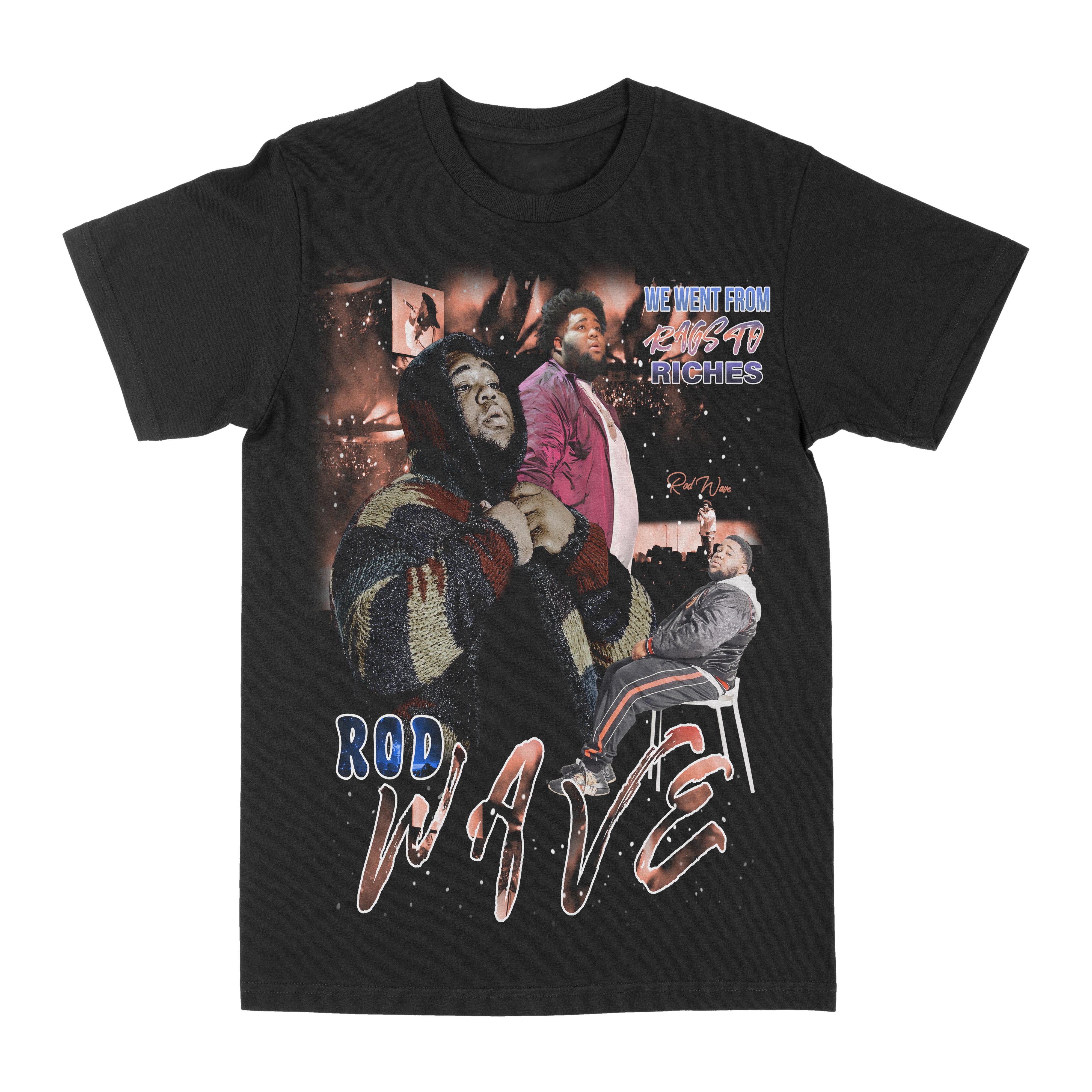 Rod Wave "Rags To Riches" Graphic Tee